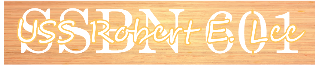 SSBN 601, USS Robert E. Lee Plaque – Rocking-F Woodworks